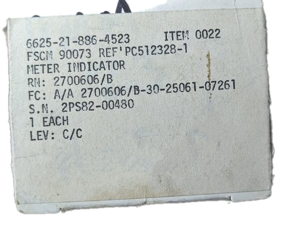 CMC Electronique Inc. PCS512328-1 Meter Indicator (NSN 6625-21-886-452 – PM Dealz